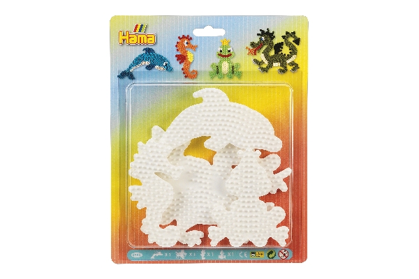 Hama Midi Stift plader (4 stk.), Delfin/drage/søhest/frø - HAMA ...