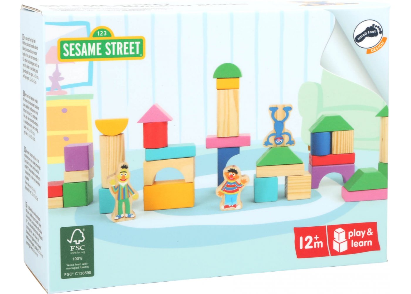 small foot Bausteine, SESAME STREET - Small foot - Onlinekids.de
