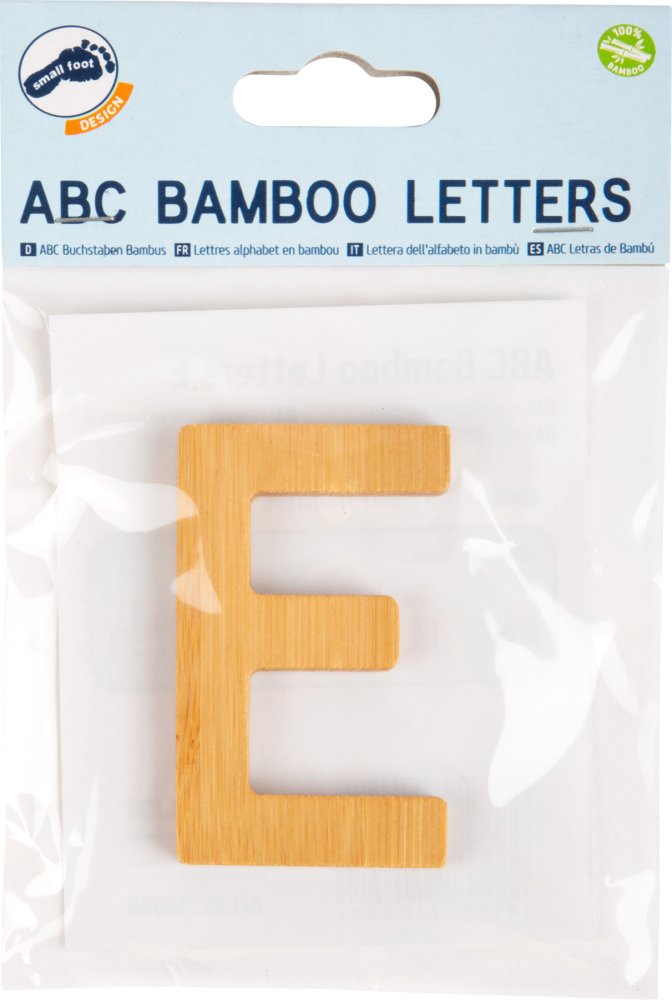 small foot ABC Bokstav E, Bambu - Small foot - Onlinekids.se