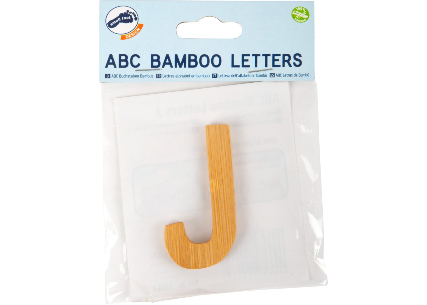 small foot ABC Bokstav J, Bambus - Small foot - Onlinekids.no