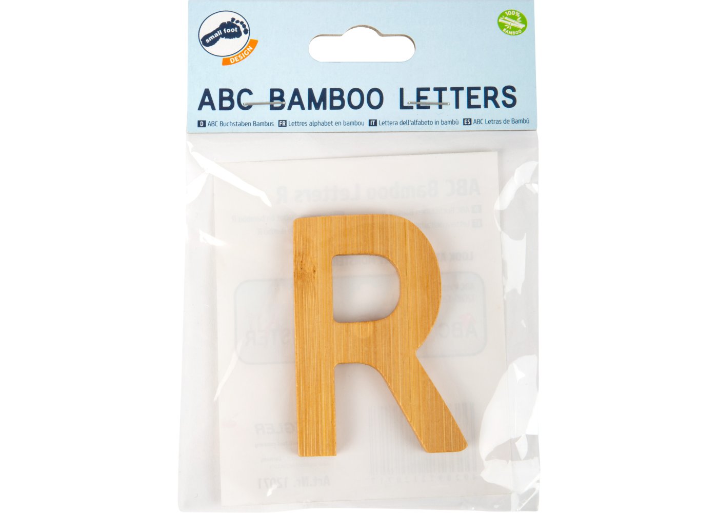 small foot ABC Bokstav R, Bambus - Small foot - Onlinekids.no