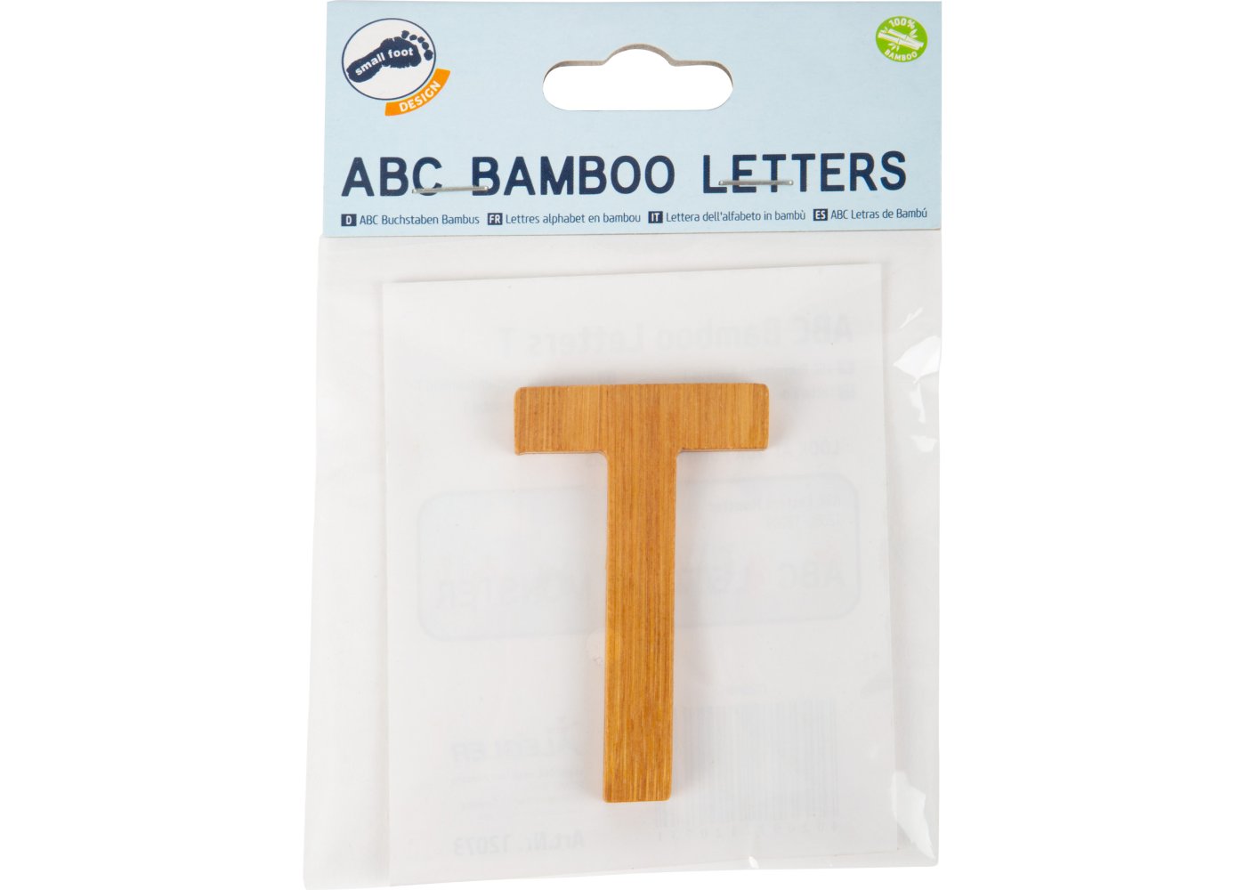 small foot ABC Bokstav T, Bambu - Small foot - Onlinekids.se